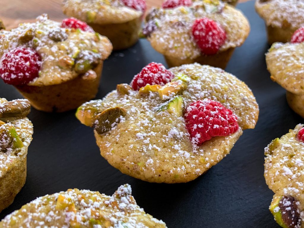 Raspberry Pistachio Friands - Indecision & Cake
