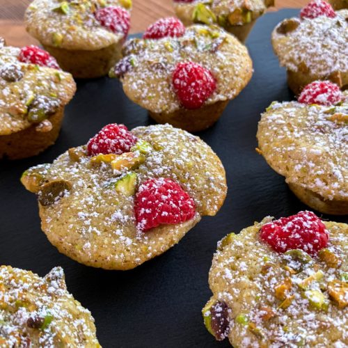 Raspberry Pistachio Friands - Indecision & Cake